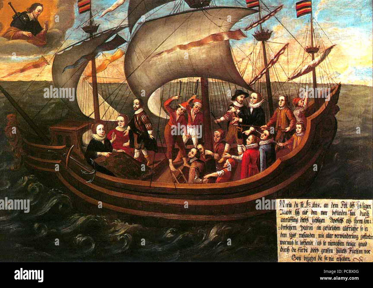 44 Painted Life of Mary Ward 26 Stock Photo - Alamy