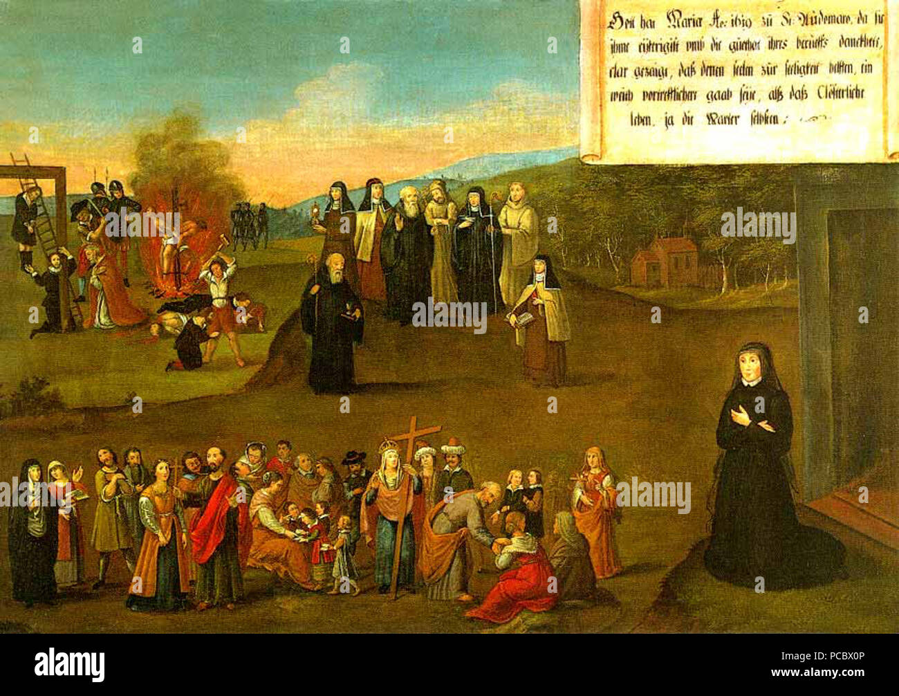 44 Painted Life of Mary Ward 30 Stock Photo - Alamy