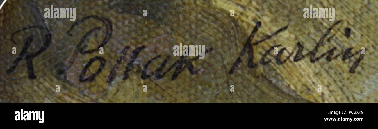 49 Pollak Karlin Richard - signatura Stock Photo - Alamy