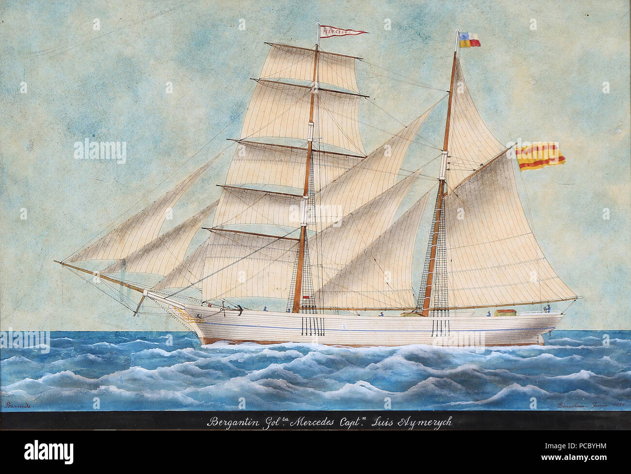 Sailing vessel 1800s hi-res stock photography and images - Alamy