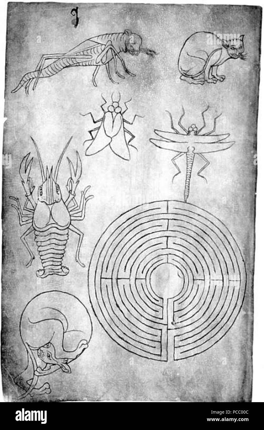 57 Villard de Honnecourt - Sketchbook - 14 Stock Photo - Alamy