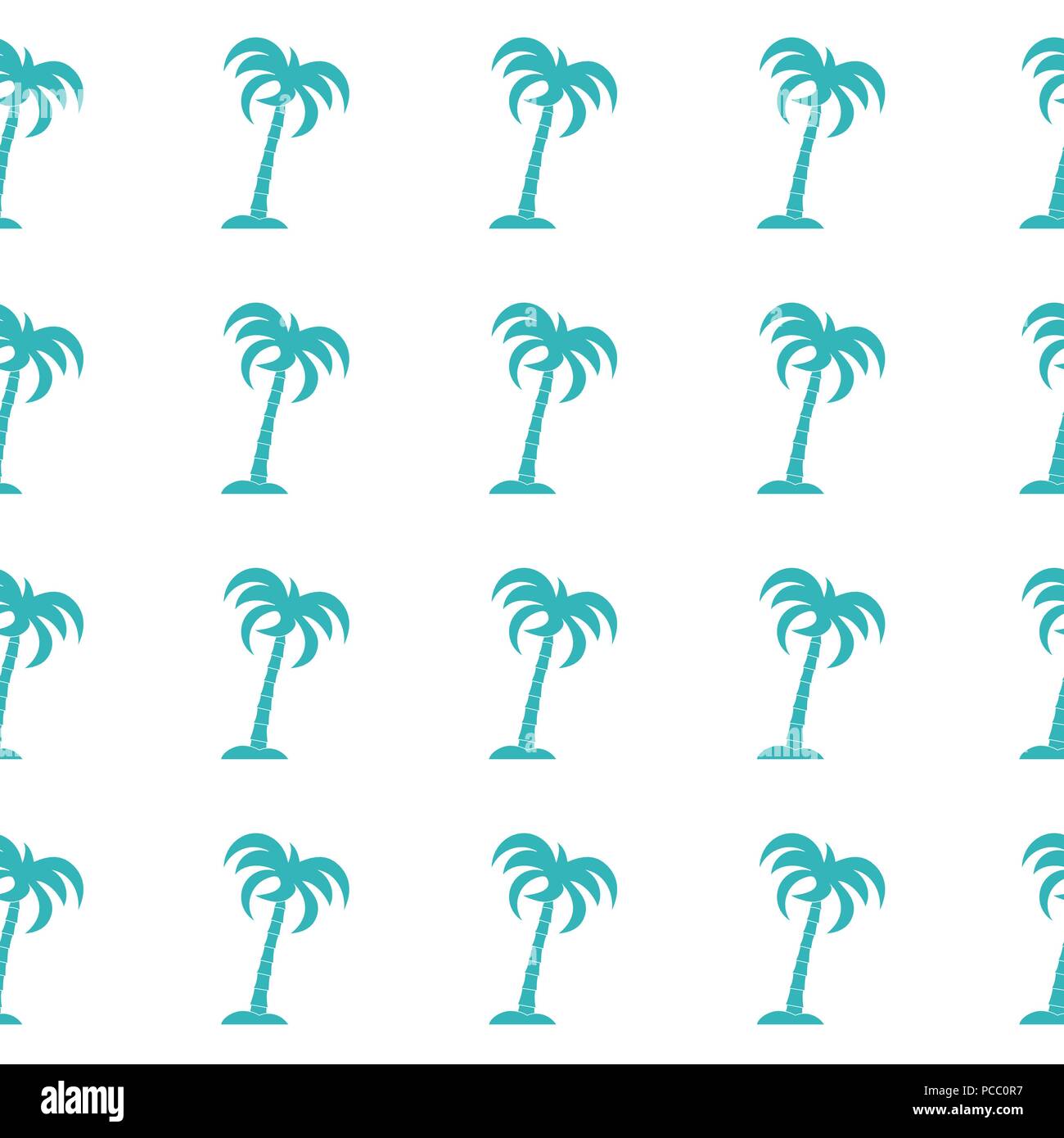 Seamless pattern with palm trees. Design for postcard, invitation ...