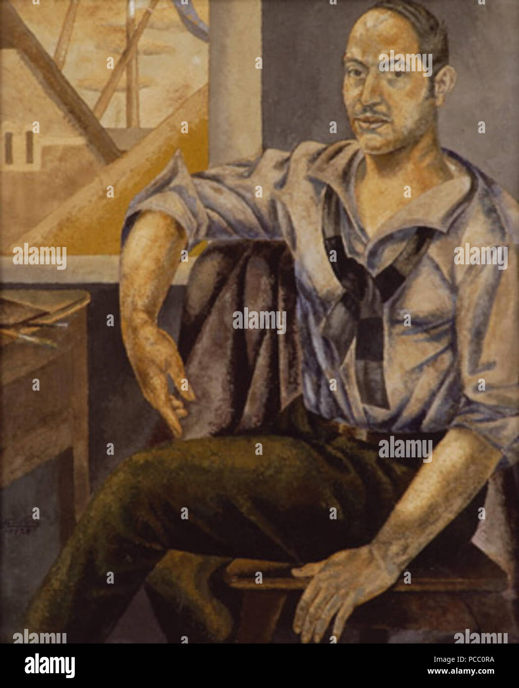 1 Alfredo Guttero - Retrato del pintor Victorica, 1929 Stock Photo - Alamy