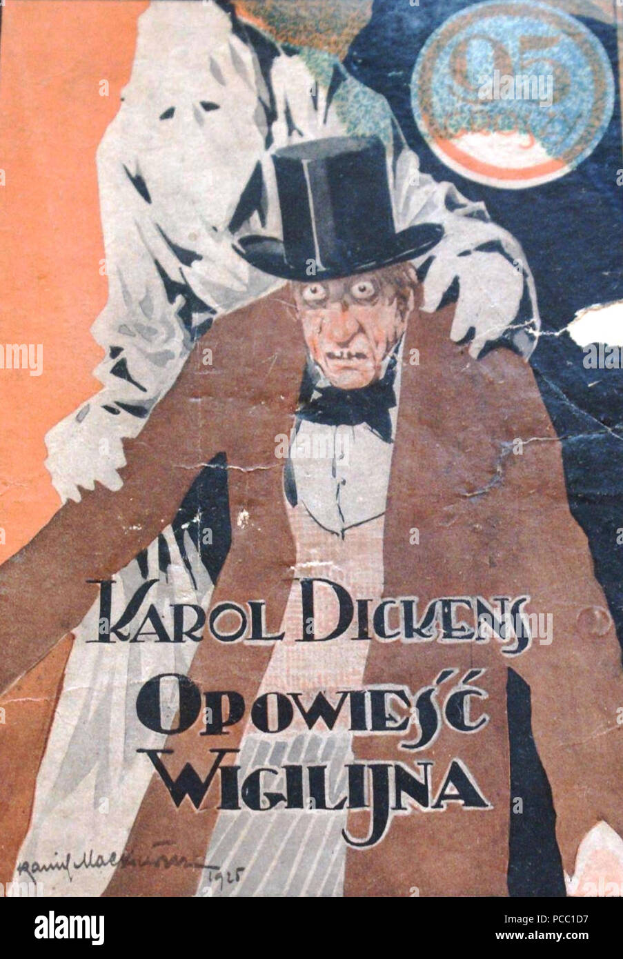 3 PL Karol Dickens - Opowieść wigilijna okładka Stock Photo - Alamy