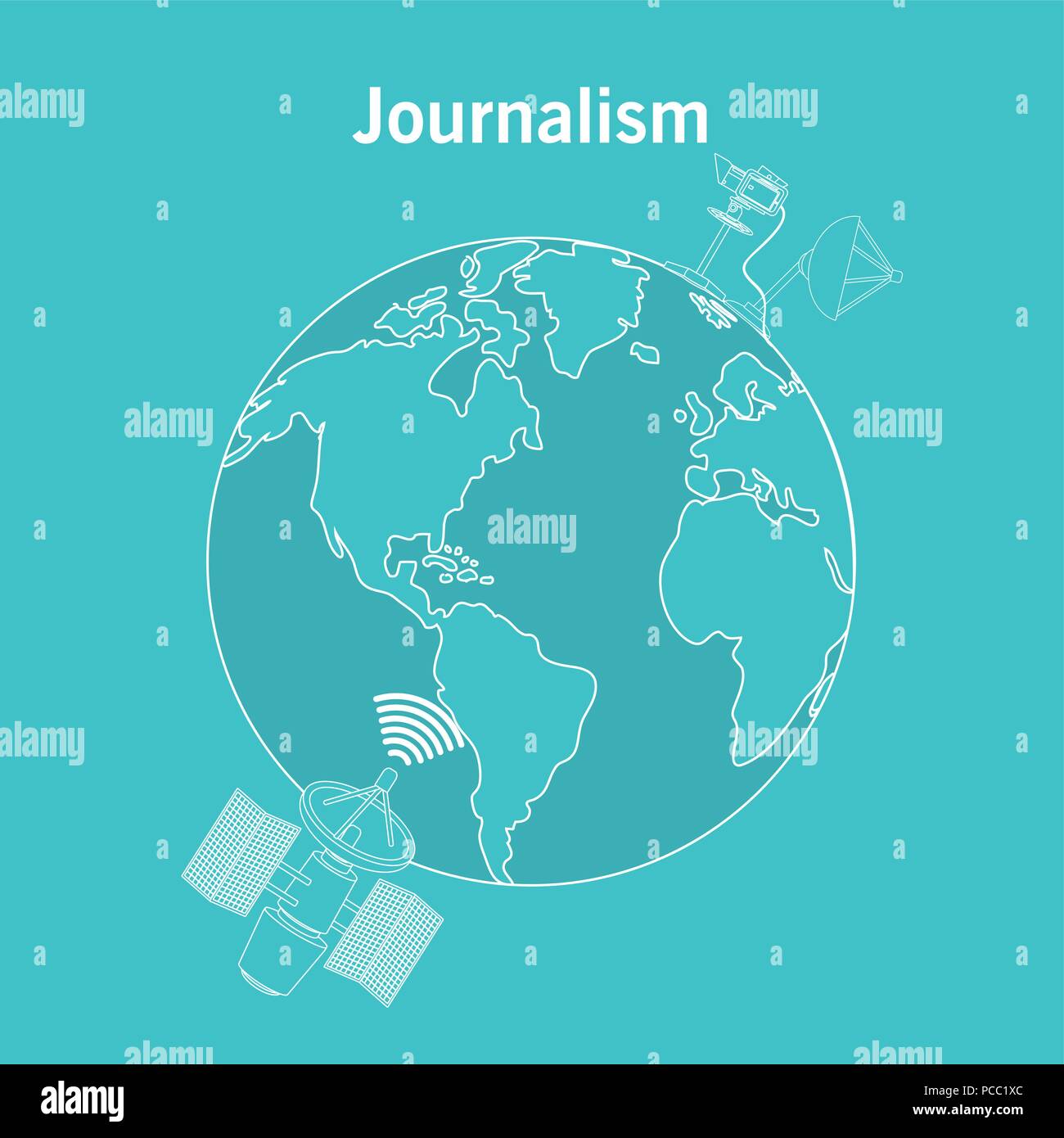 Journalism around the world Stock Vector Image & Art - Alamy