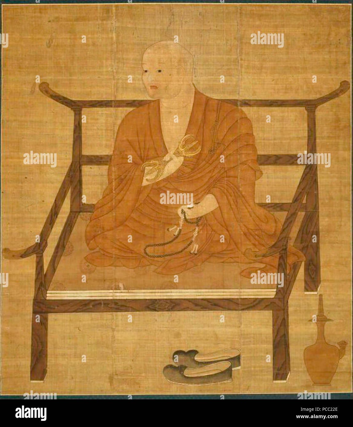 496 Portrait of Kobo Daishi (Kukai), 14th century Art Institute of ...