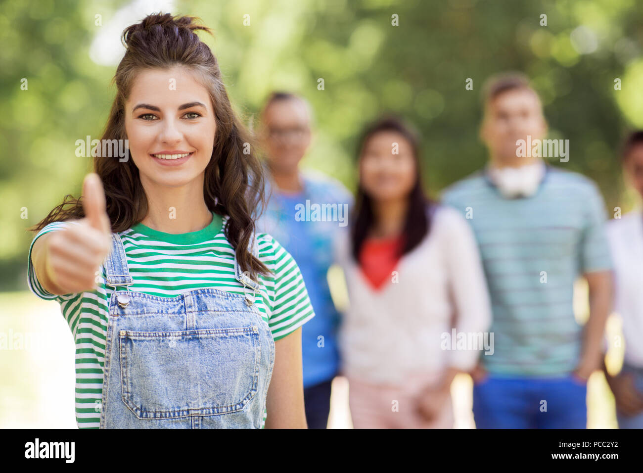 group of happy international friends outdoors Stock Photo - Alamy