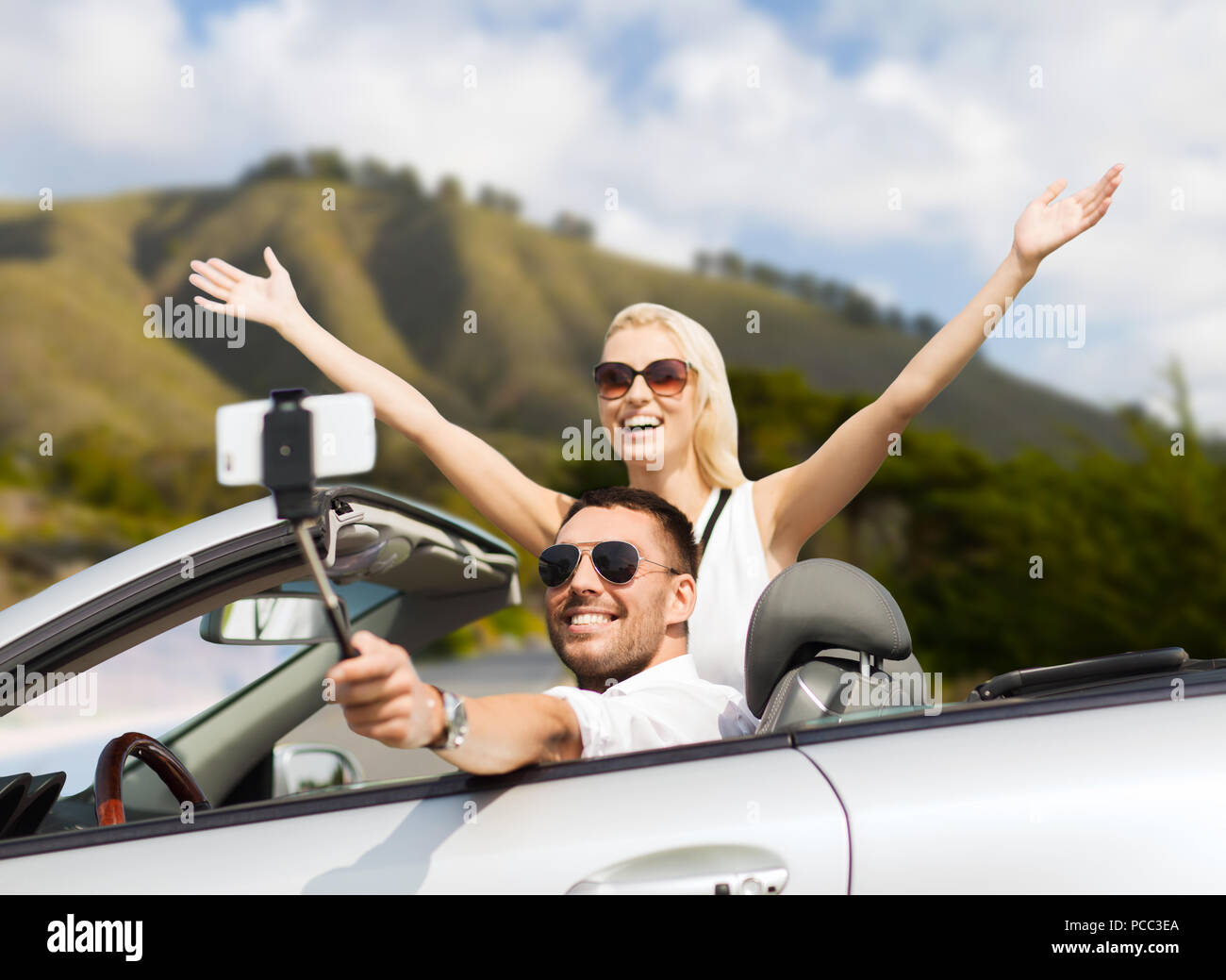 Car selfie hi-res stock photography and images - Alamy