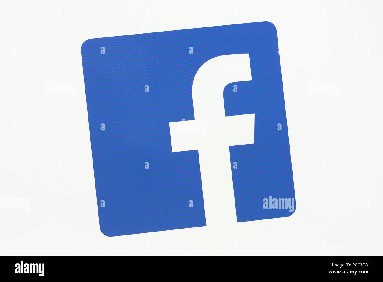 Facebook logo. Facebook sign Stock Photo - Alamy