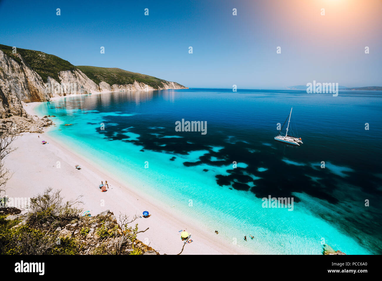 Fteri beach hi-res stock photography and images - Alamy