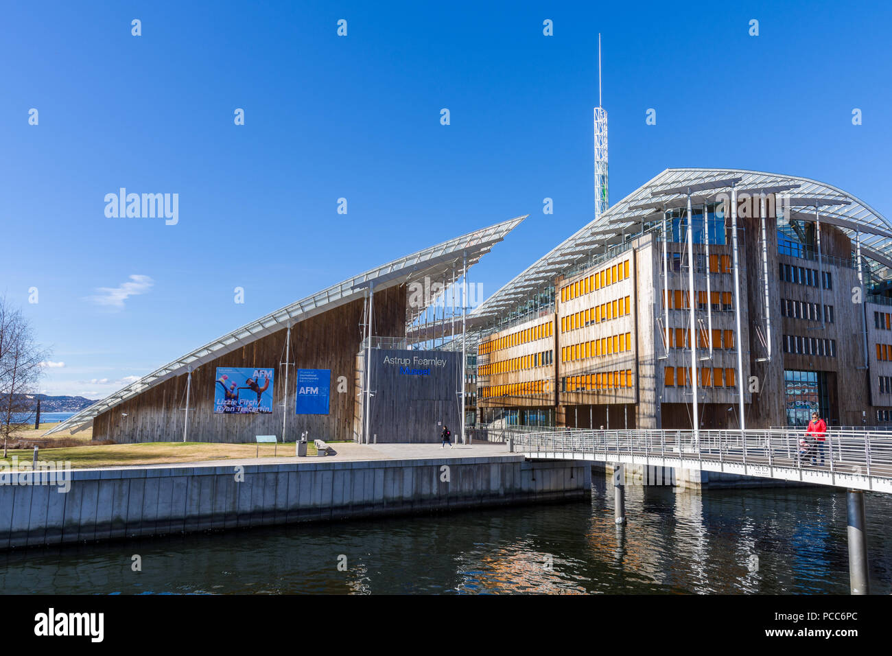 Landmark in modern contemporary architecture in oslo norway hi-res ...