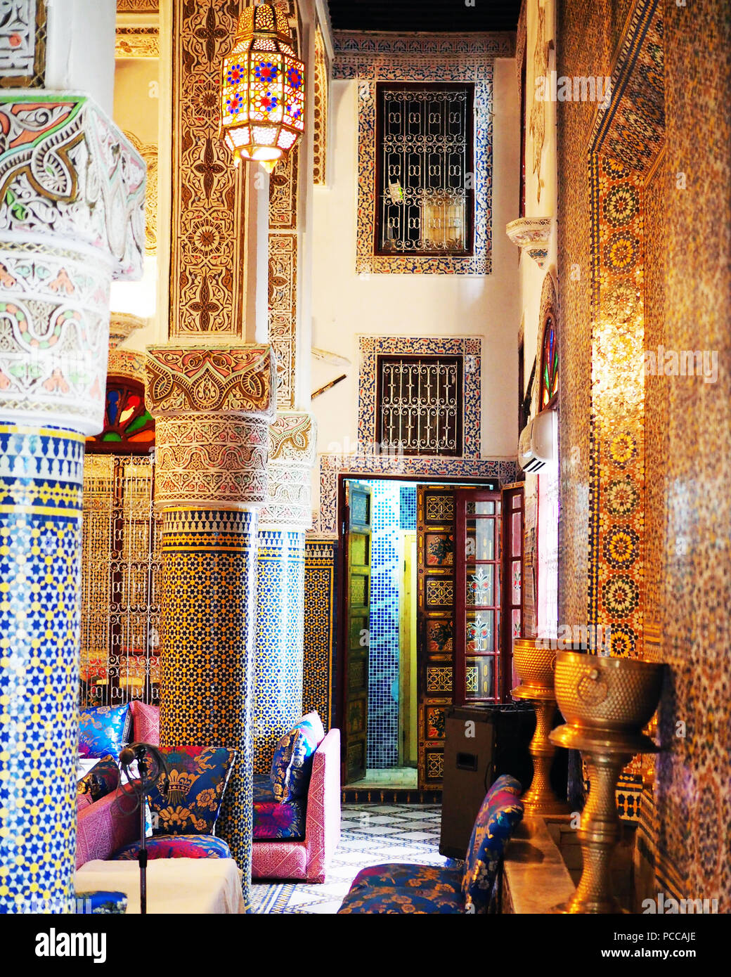 Interior riad morocco hi-res stock photography and images - Alamy