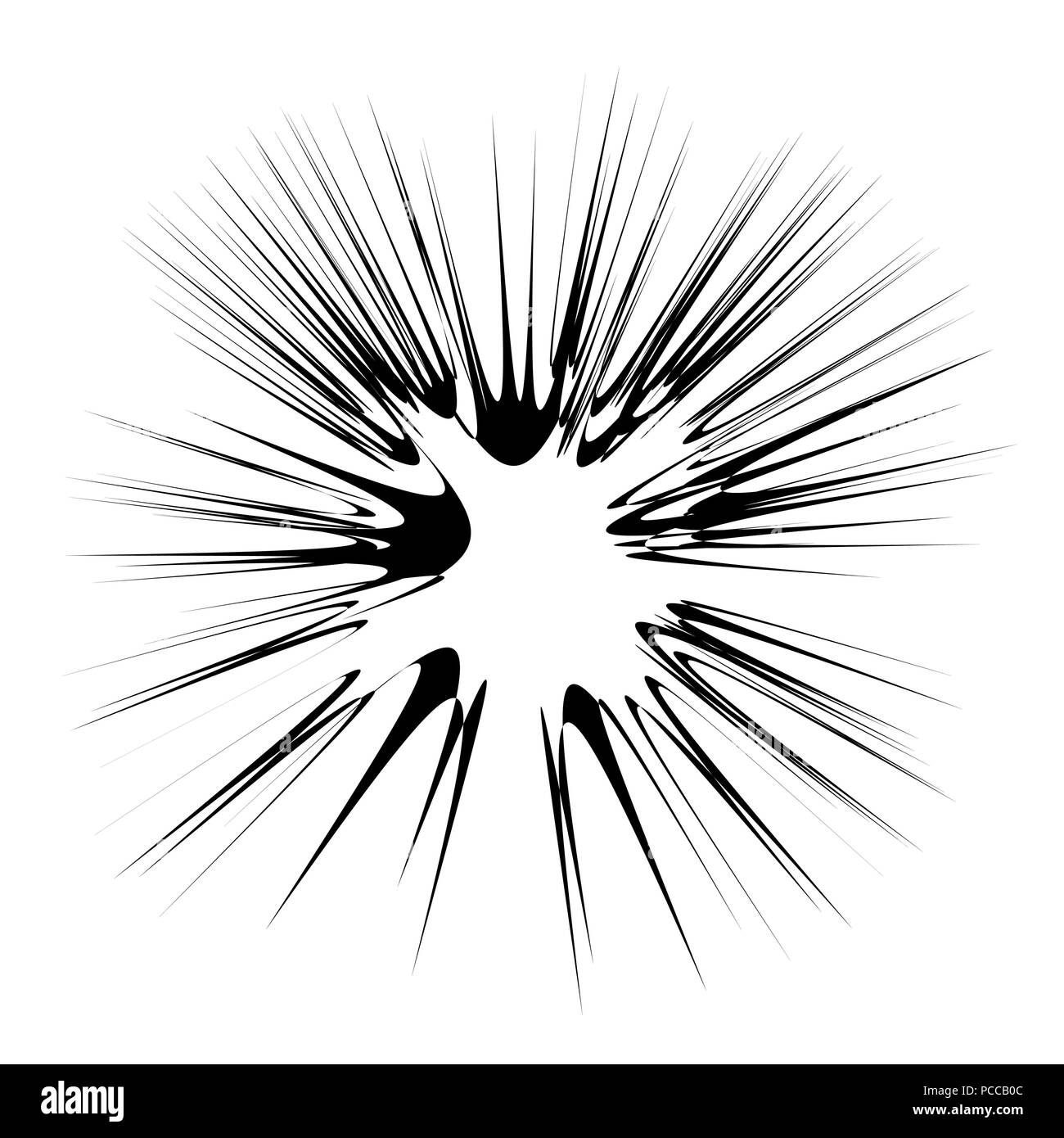 Explode Flash, Cartoon Explosion, Star Burst Stock Vector Image & Art ...