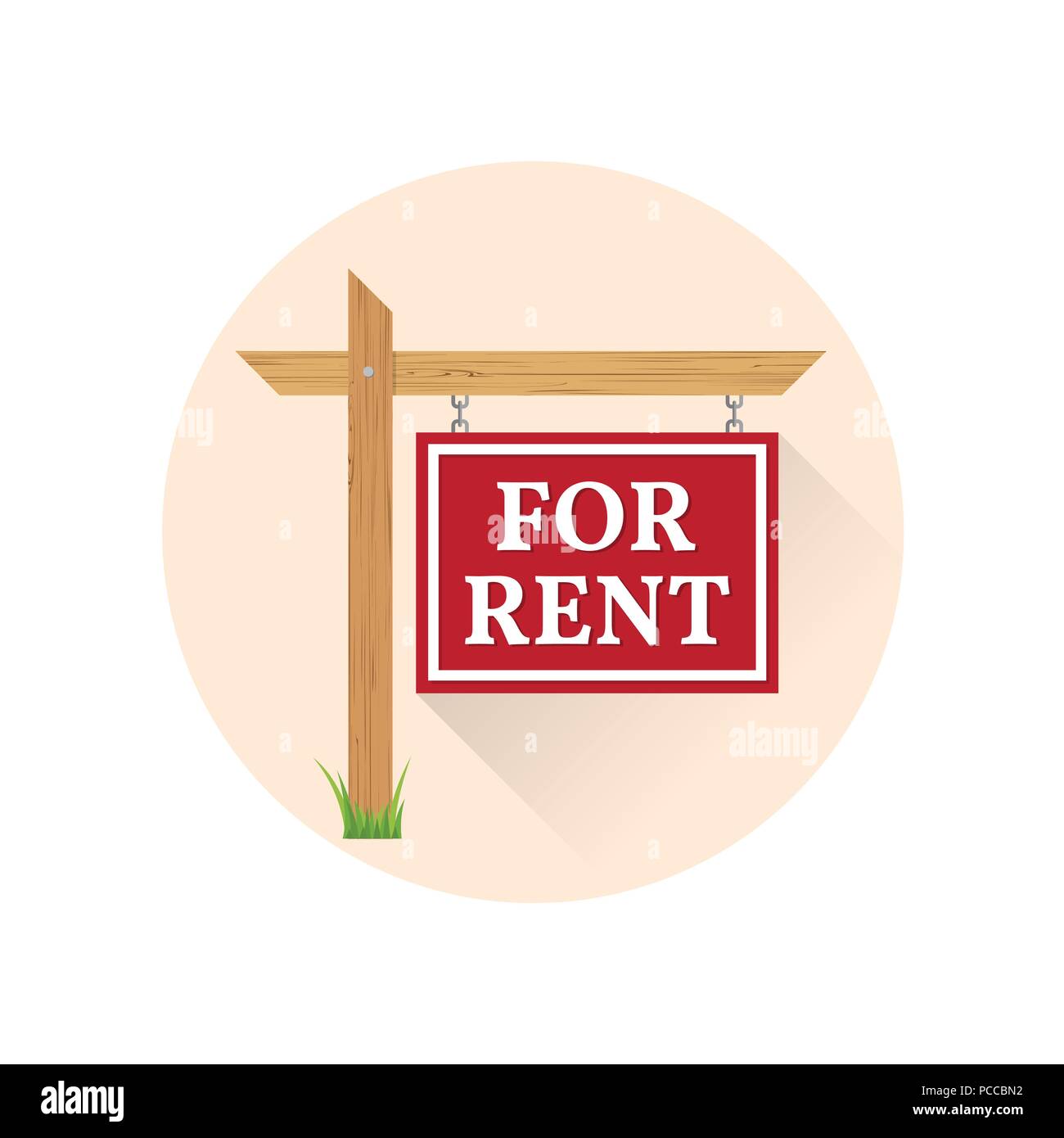 For rent Icon on the white background. For web and mobile, modern ...