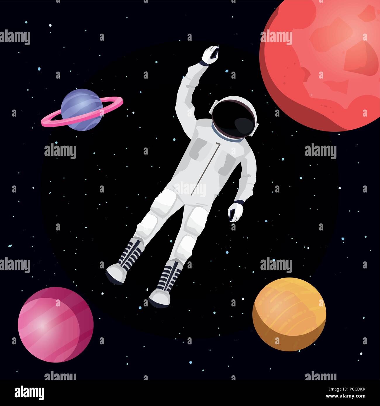 Astronaut Floating In Space High Resolution Stock Photography and ...