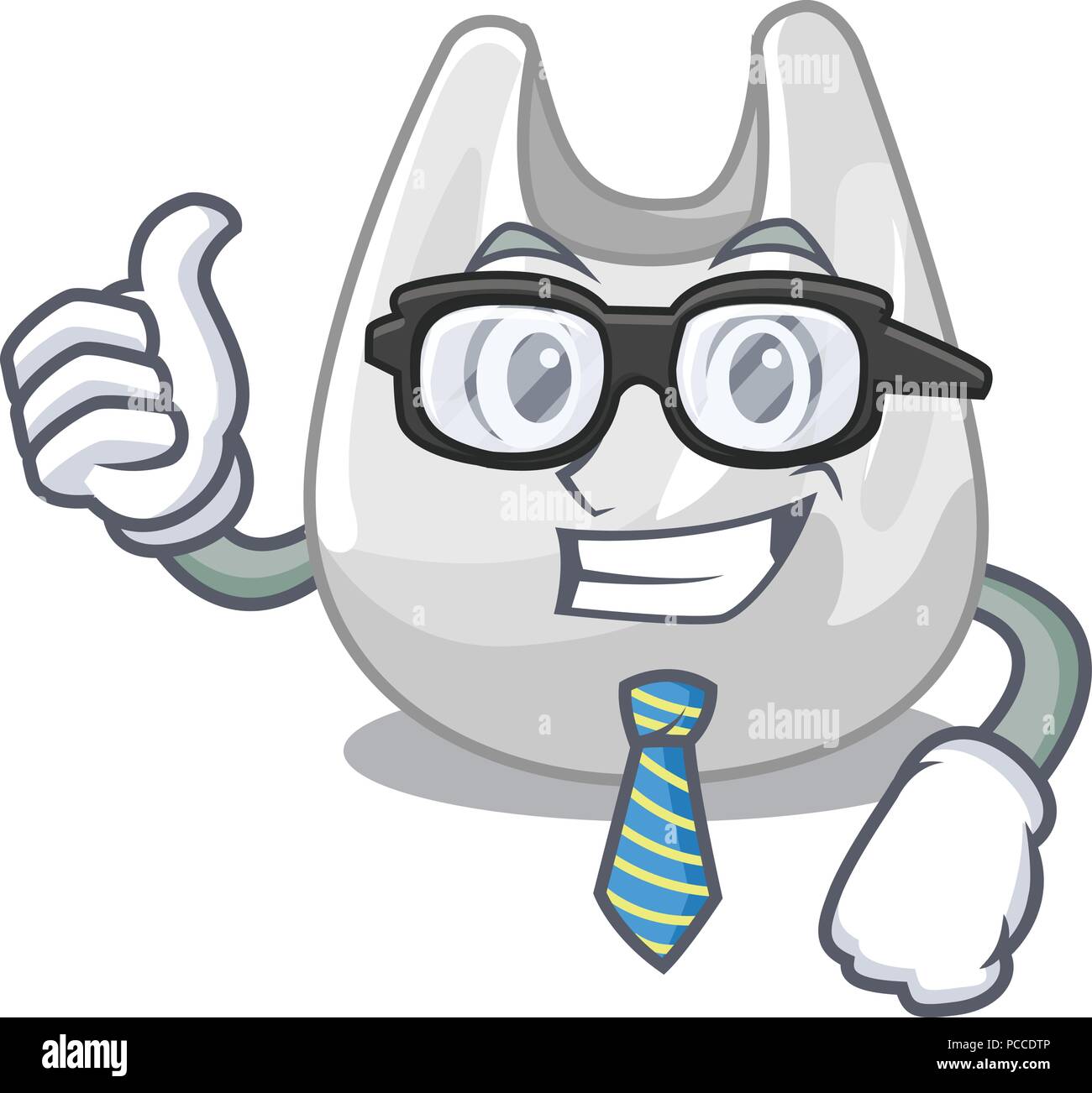 Businessman plastic bag character cartoon Stock Vector Image & Art - Alamy