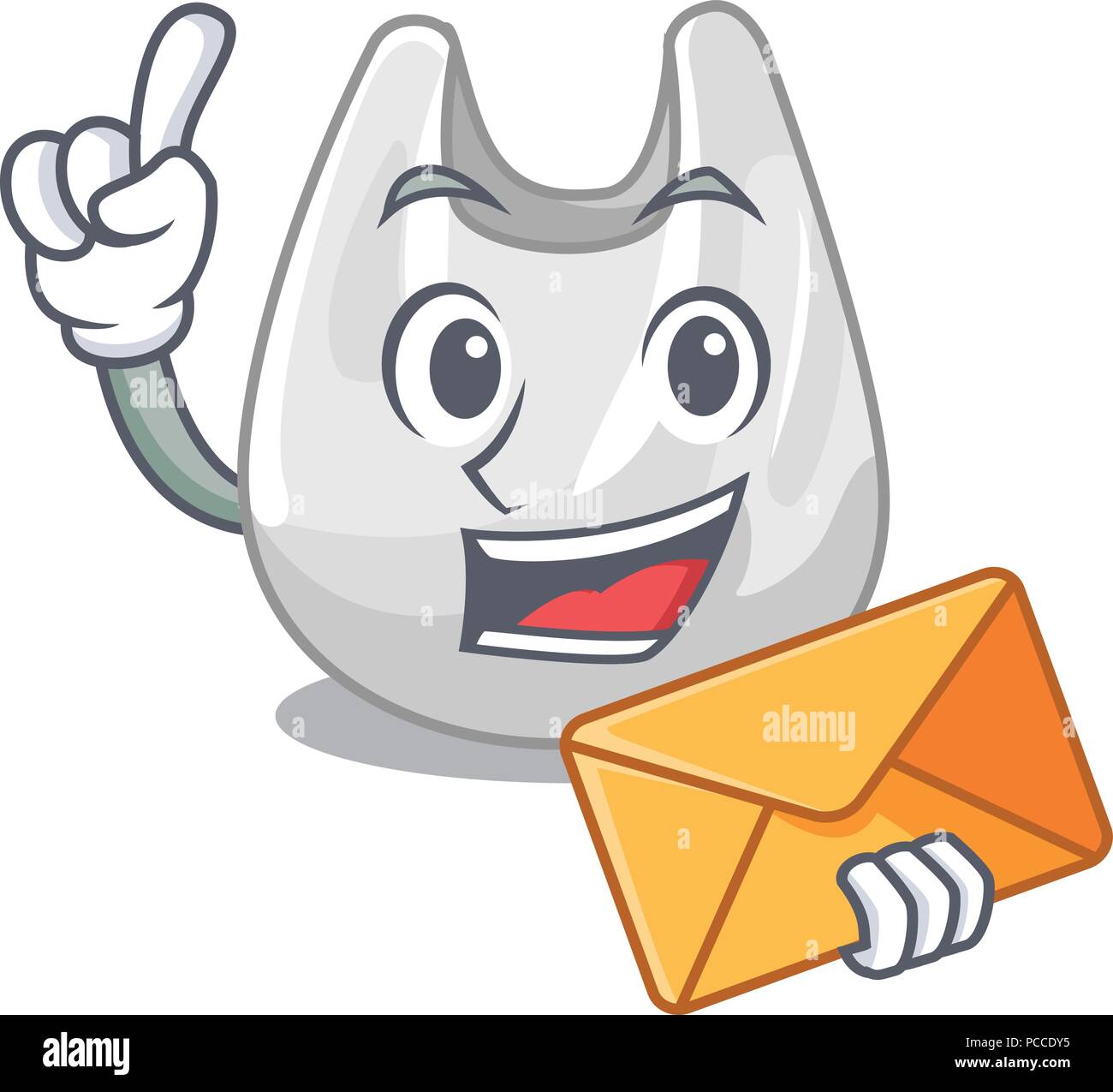 Transparent envelope packaging Stock Vector Images - Alamy