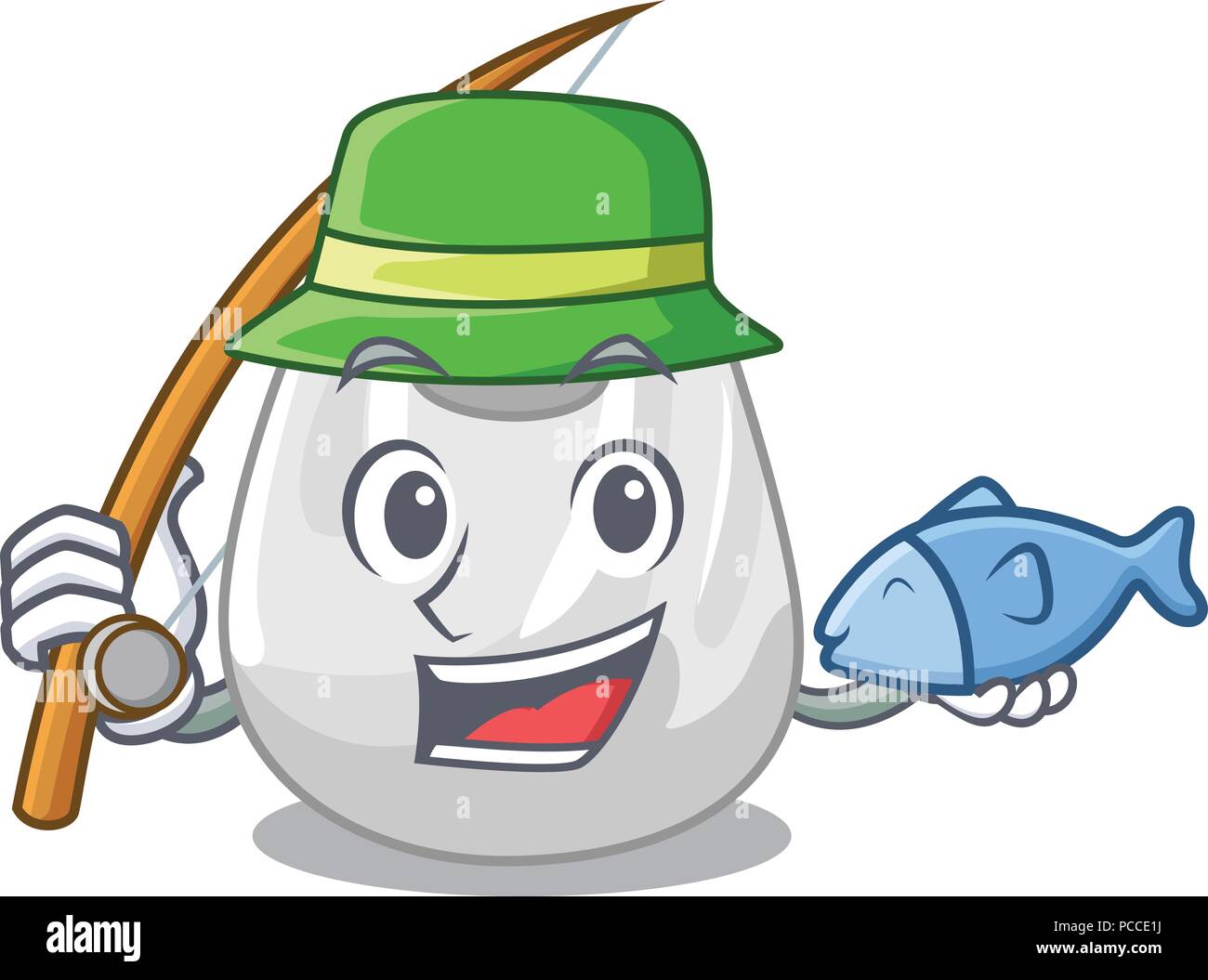 Fishing plastic bag mascot cartoon Stock Vector Image & Art - Alamy