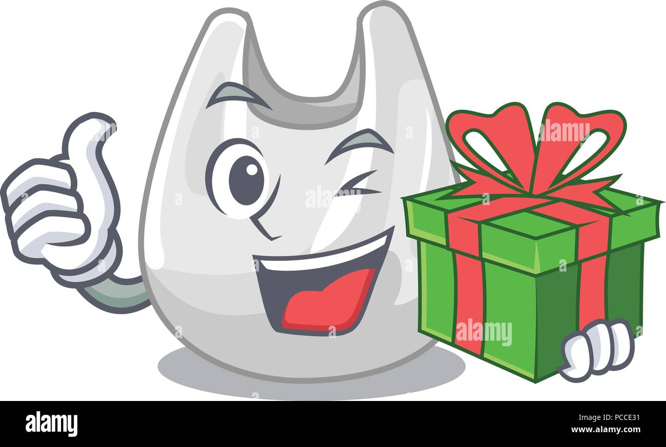 Draw gift bag cartoon hi-res stock photography and images - Alamy