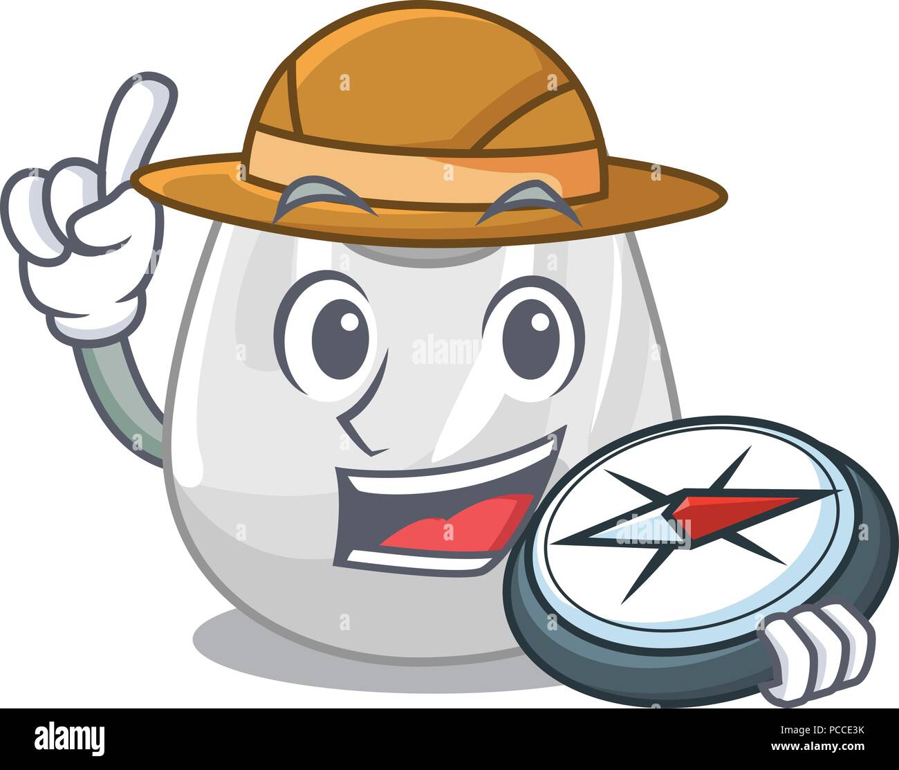 Explorer plastic bag mascot cartoon Stock Vector Image & Art - Alamy