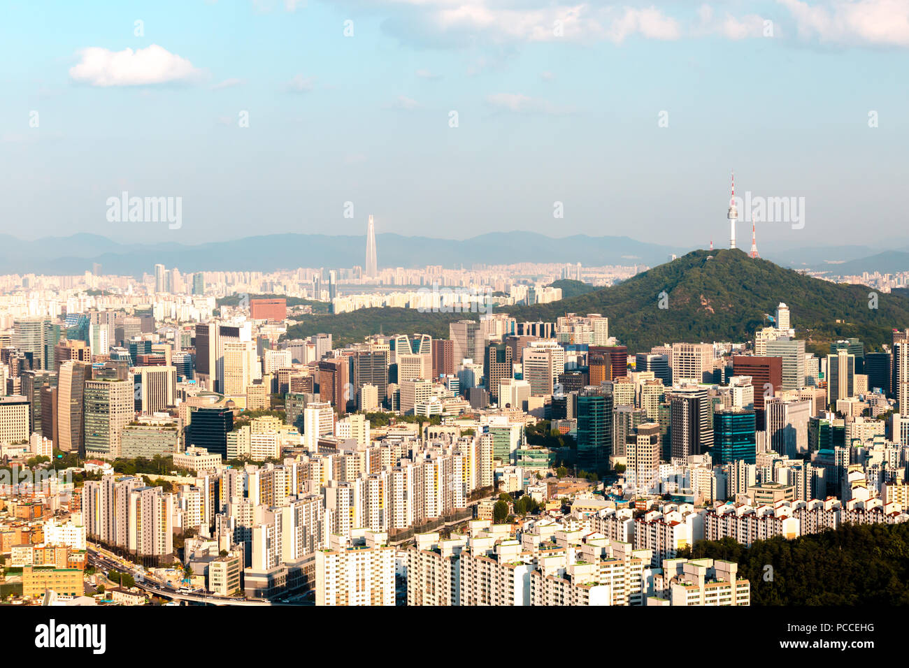 View from namsan tower hi-res stock photography and images - Alamy