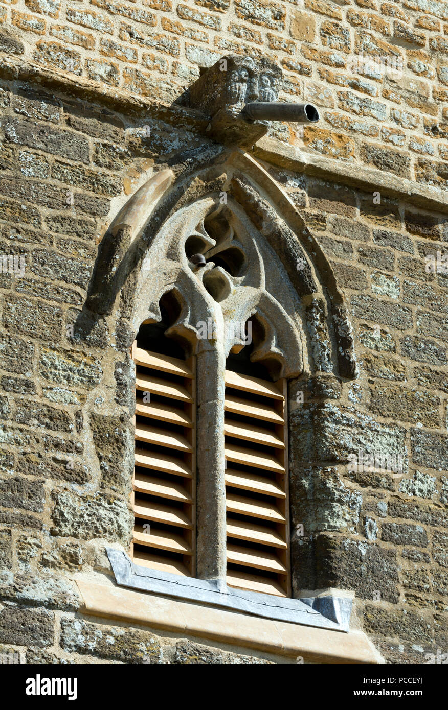 Tower detail, St Michael and All Angels Church, Creaton ...