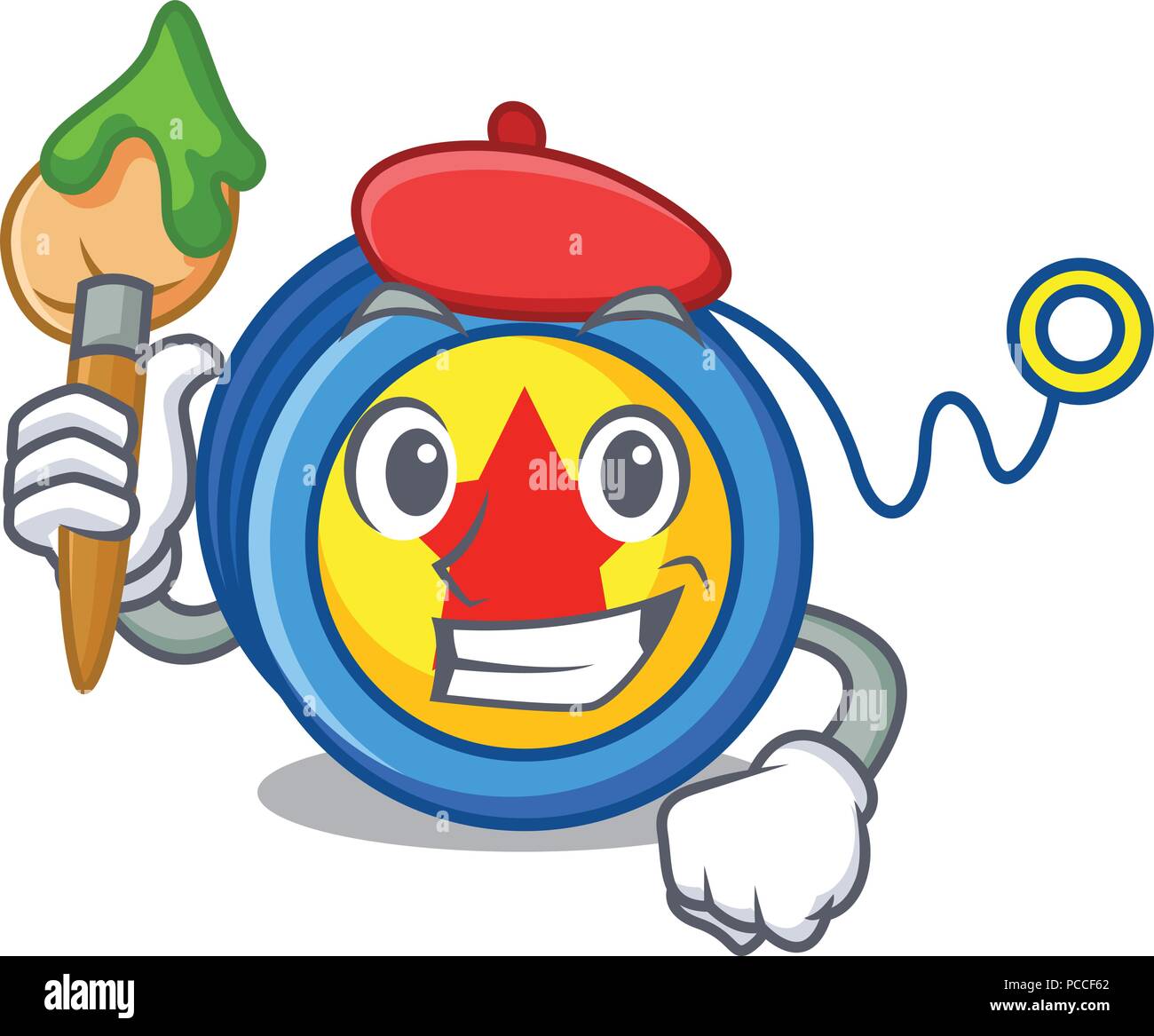 Artist yoyo character cartoon style Stock Vector Image & Art - Alamy