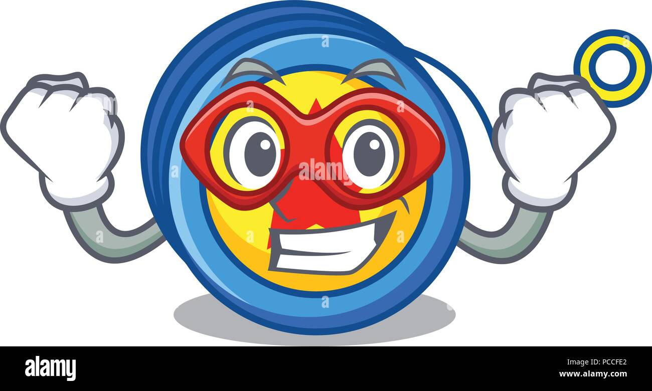 Super hero yoyo character cartoon style Stock Vector Image & Art - Alamy