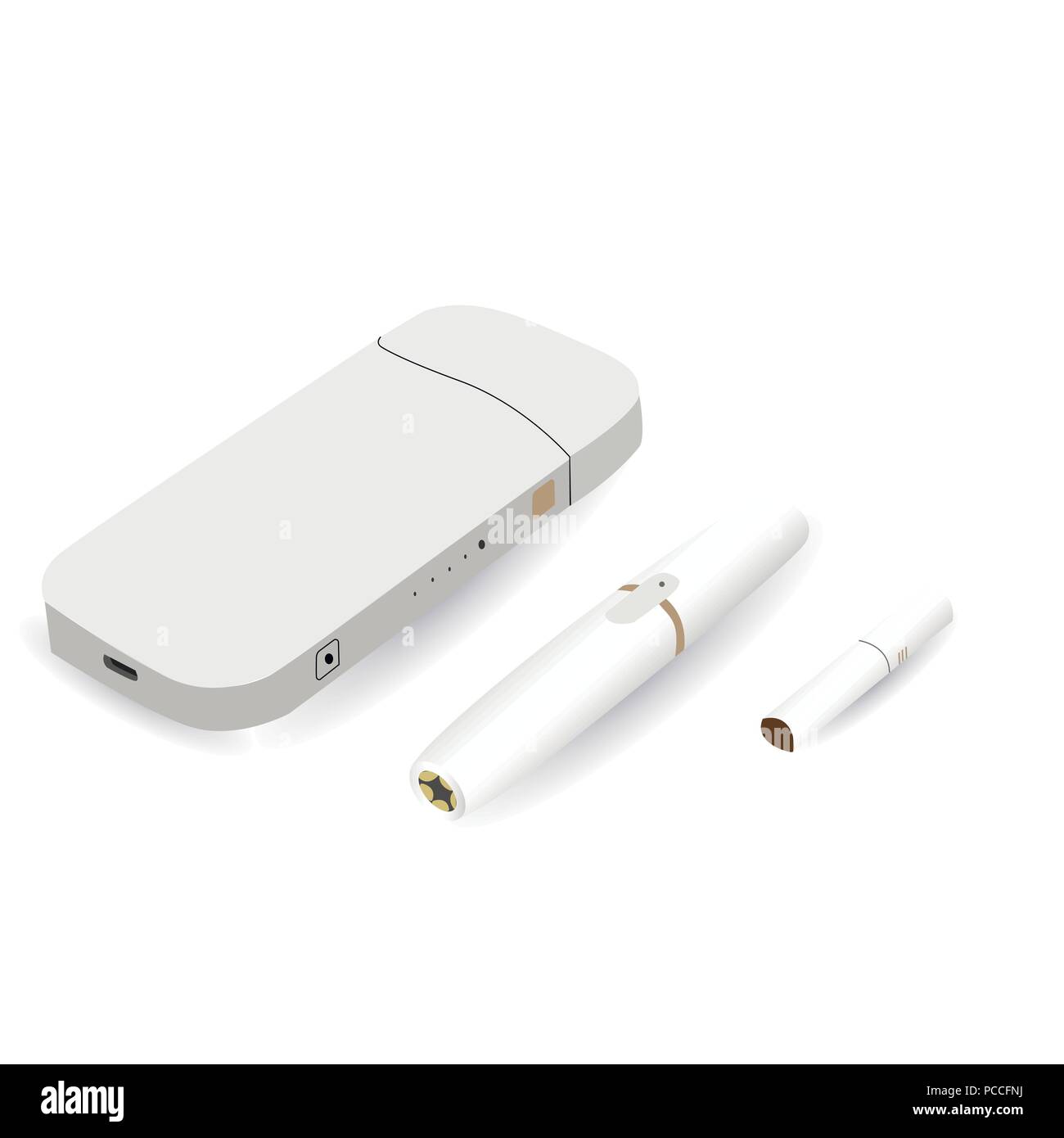 Tobacco heating system Stock Vector Images - Alamy