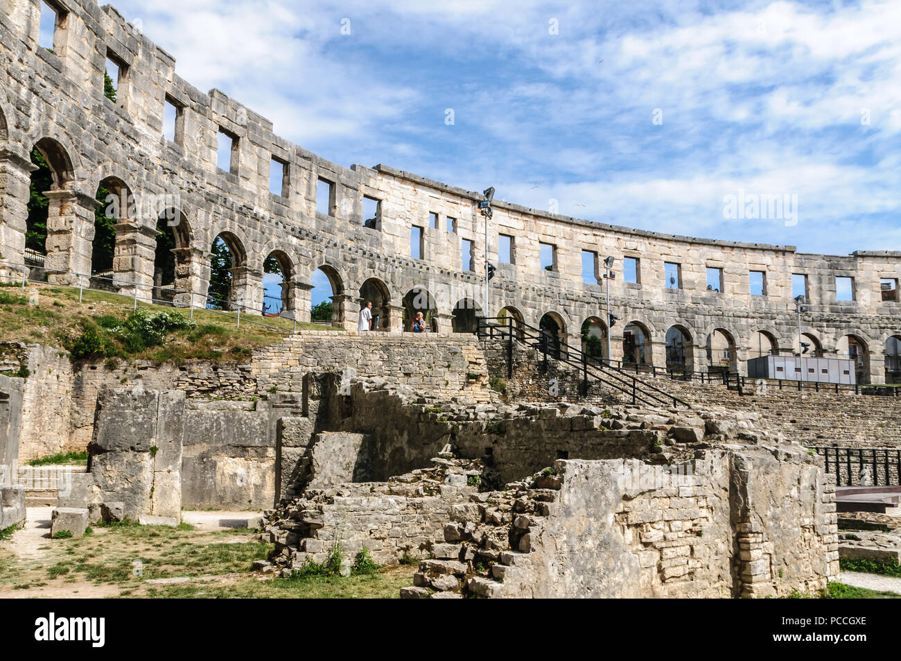 Pula, Croatia - Amphitheatre Stock Photo - Alamy