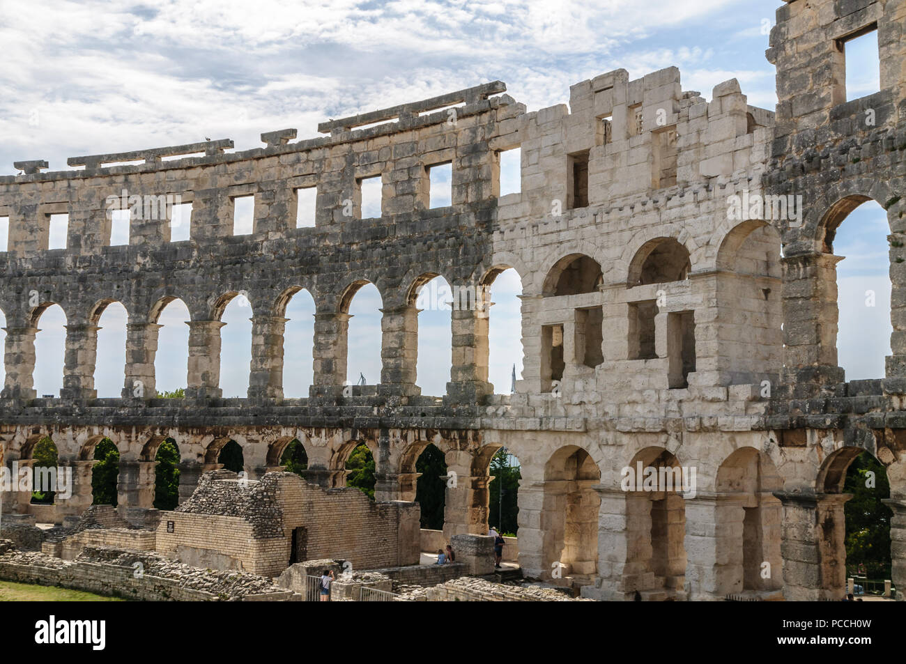 Pula, Croatia - Amphitheatre Stock Photo - Alamy