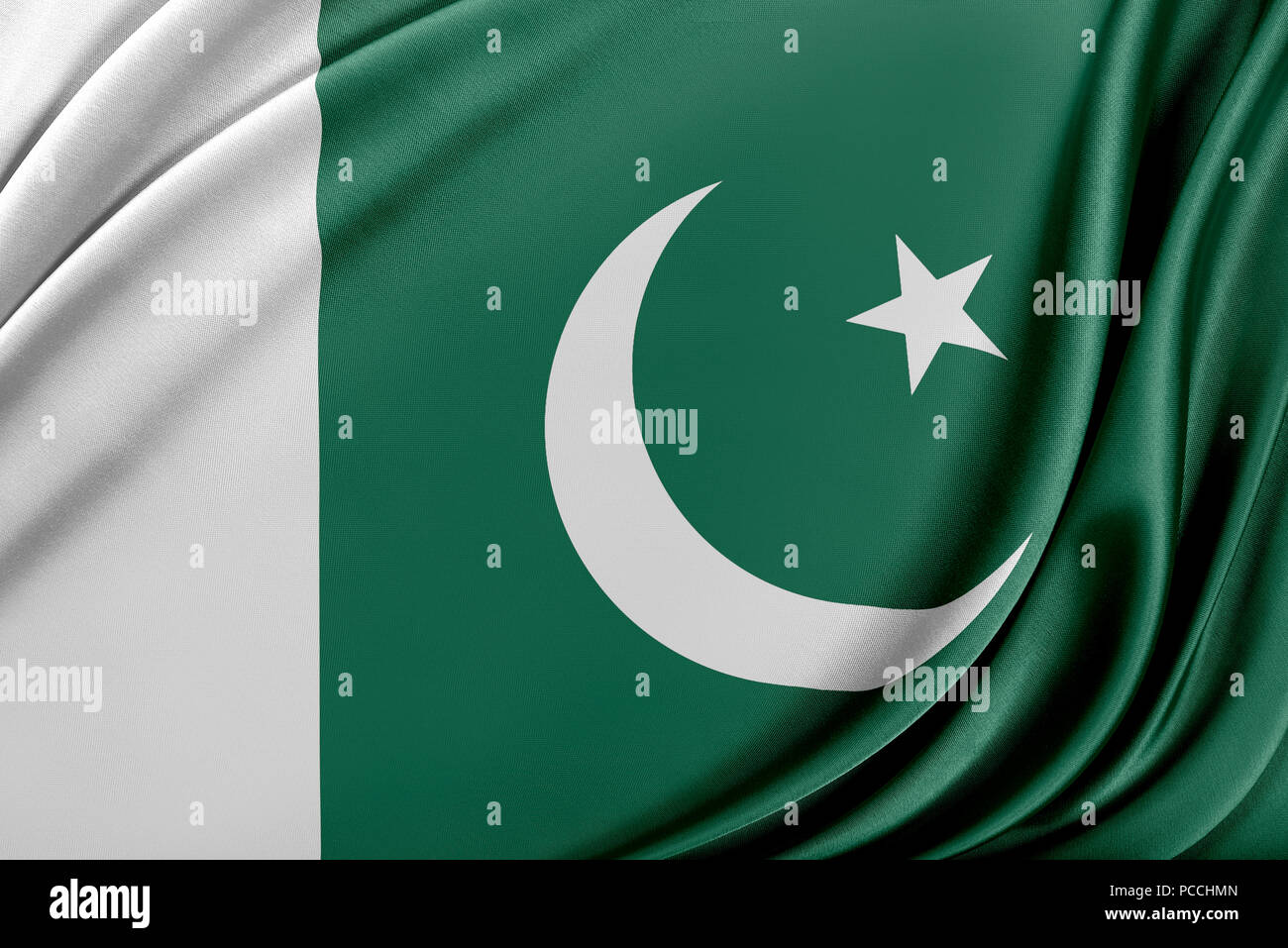 Pakistan flag flying hi-res stock photography and images - Alamy