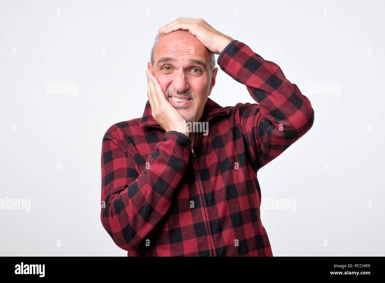 Despaired spanish man is crying Stock Photo - Alamy