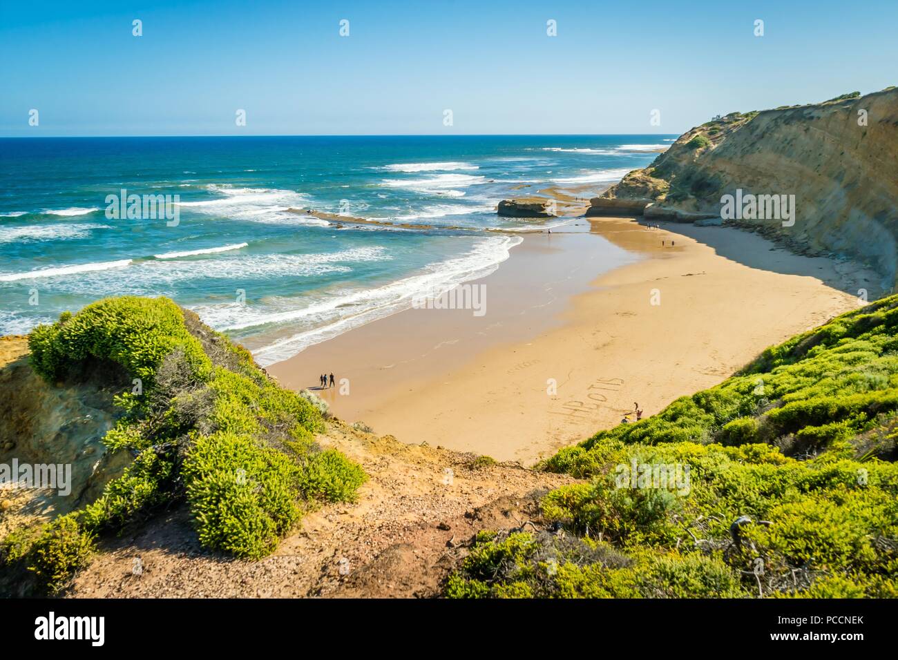 Spectacular view of Rock bird point in Victoria, Australia Stock Photo ...