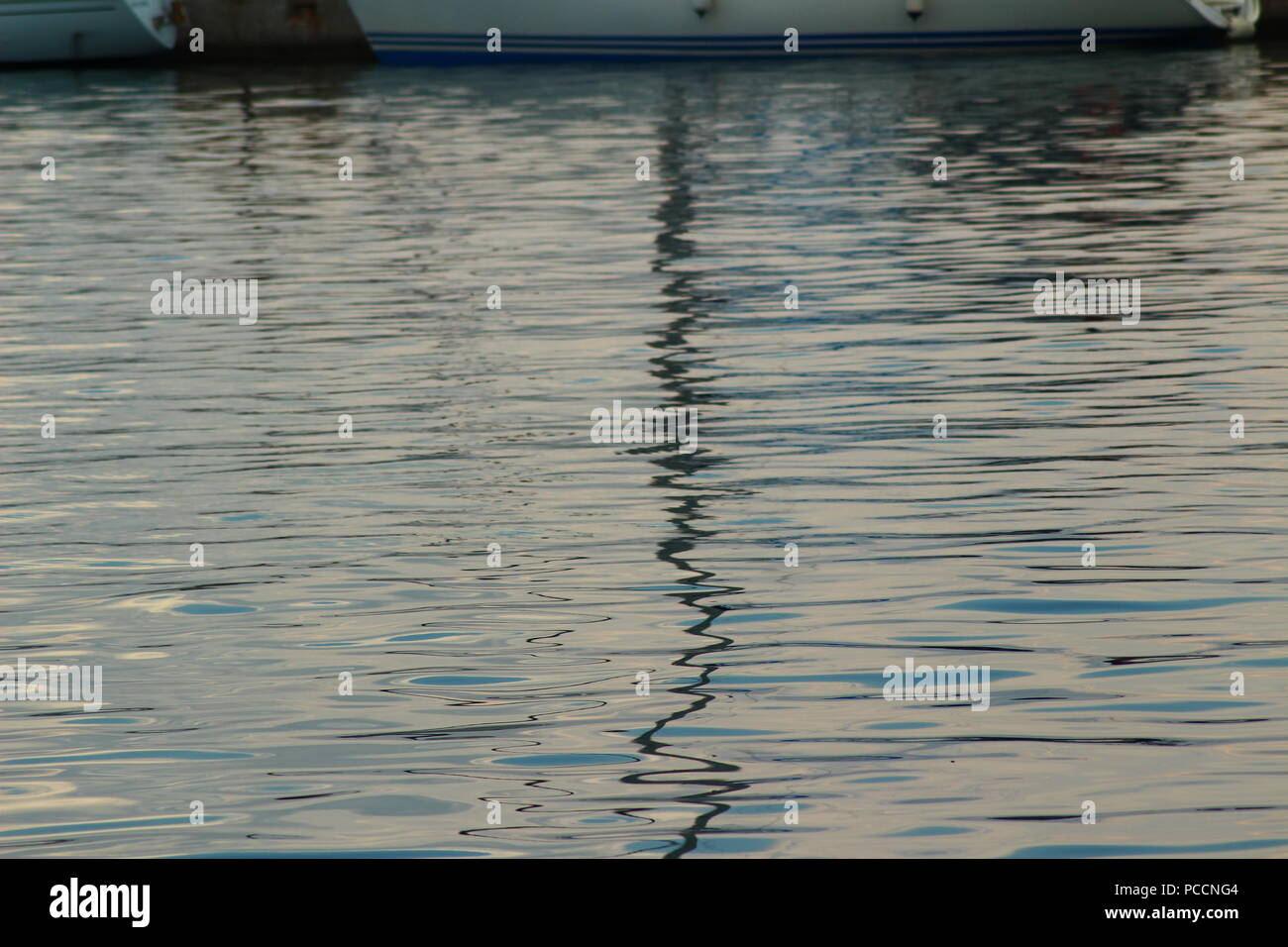 A reflection in the sea water Stock Photo - Alamy