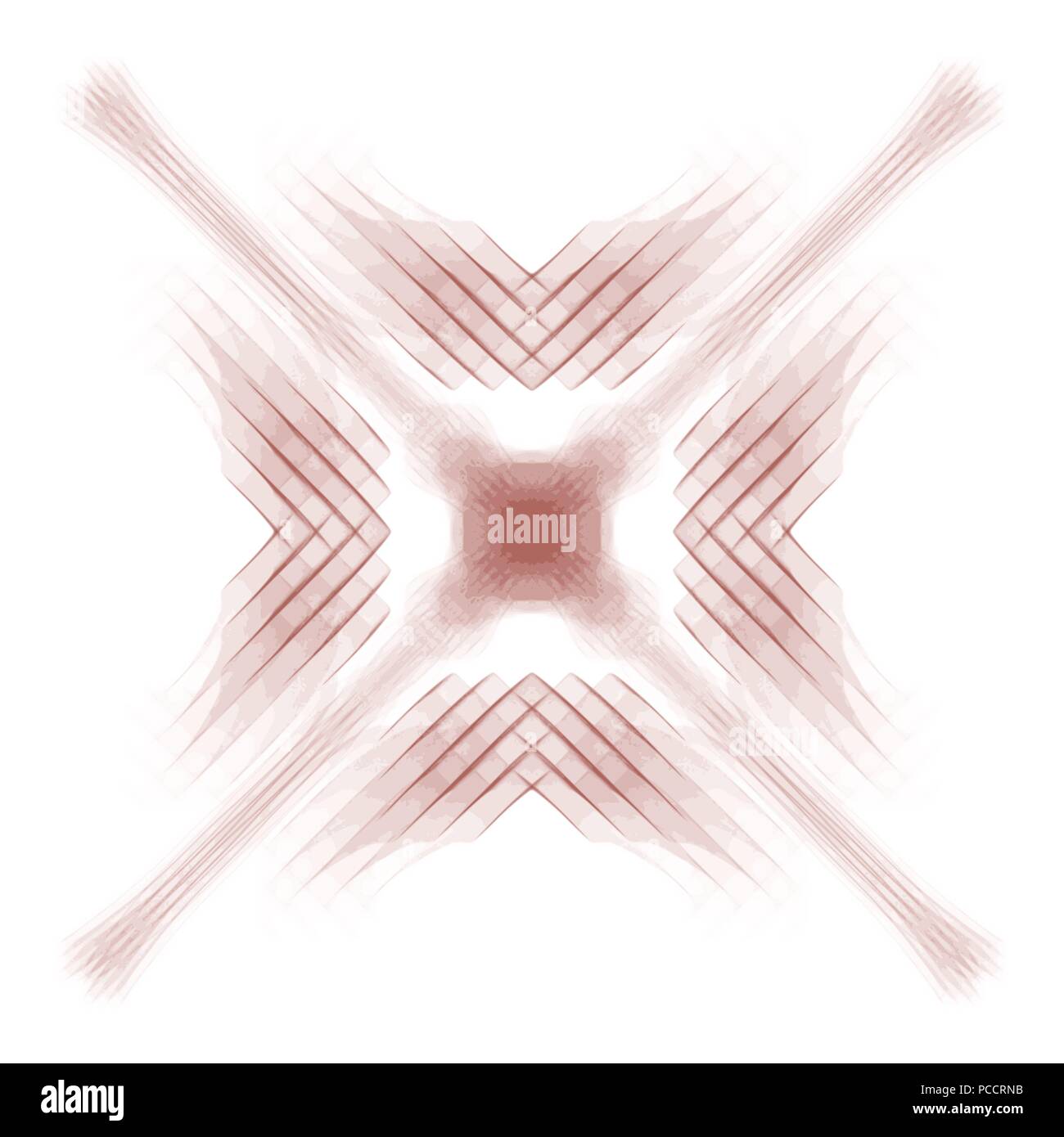 red abstract watercolor isolated cross star pattern, vector ...