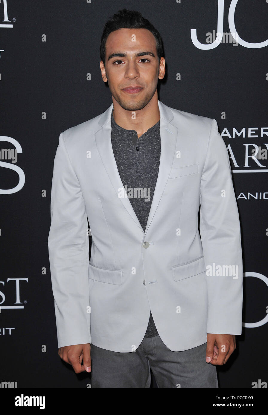 Victor Rasuk at The JOBS Premiere at the Regal Theatre In Los Angeles ...