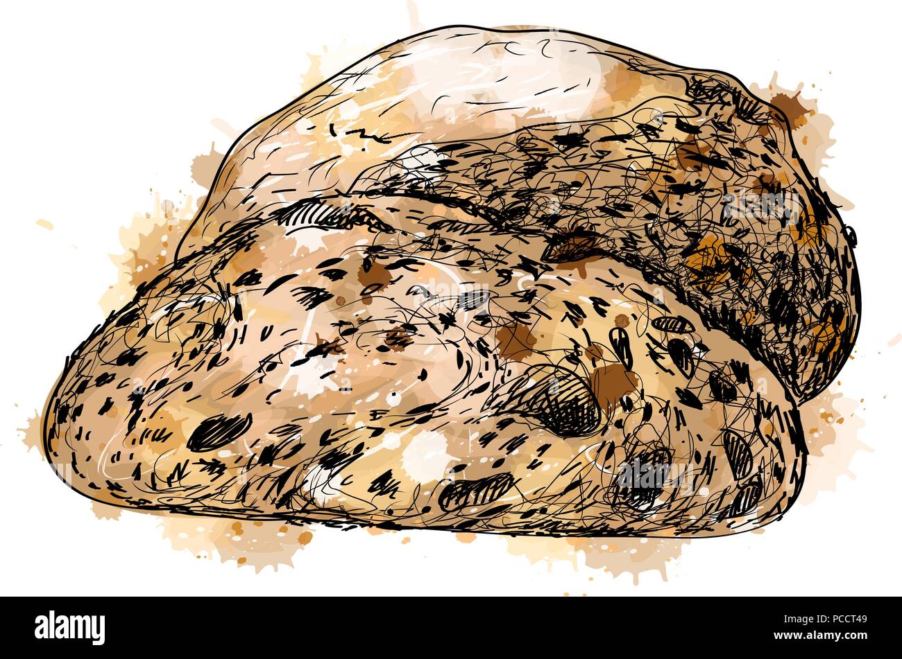 Food background from sliced Stock Vector Images - Alamy