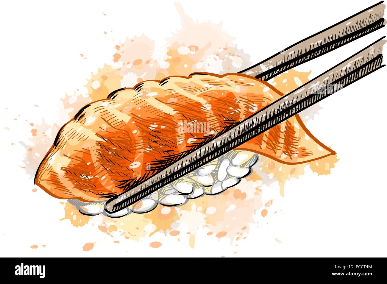 Salmon roe isolated Stock Vector Images - Alamy