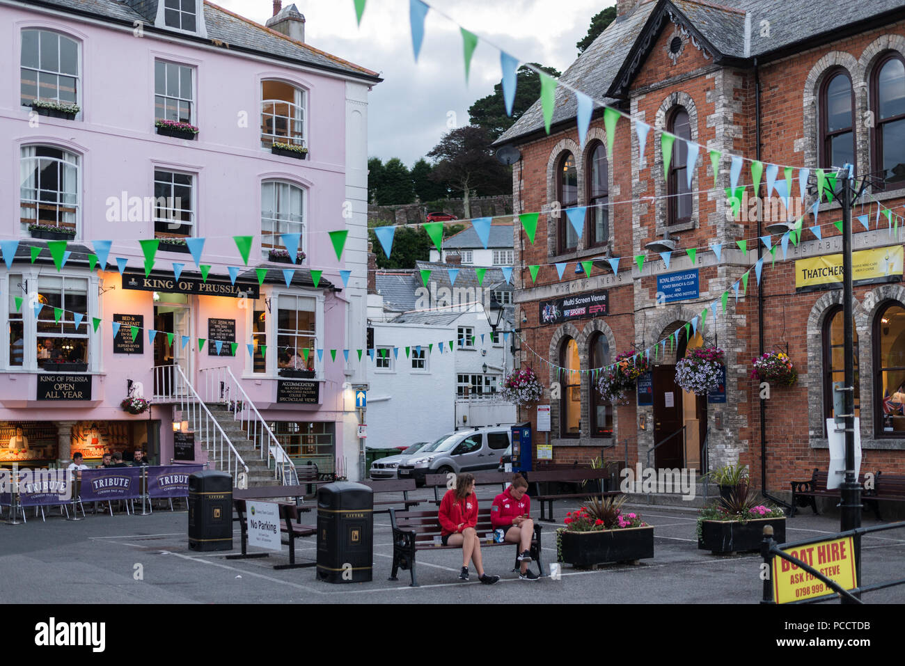The King of Prussia hotel and Royal British Legion club buildings in ...