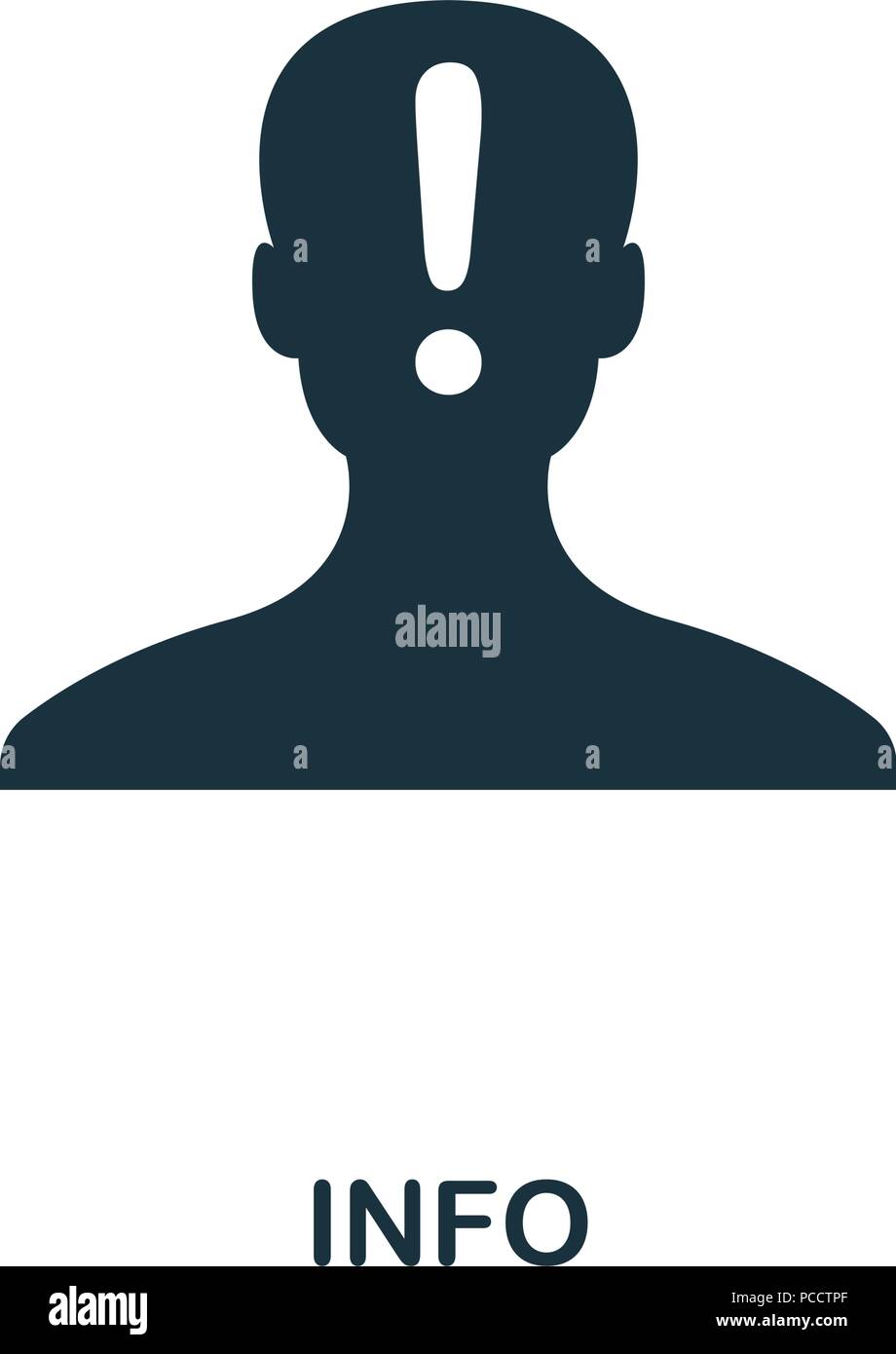 Info creative icon. Simple element illustration. Info concept symbol ...