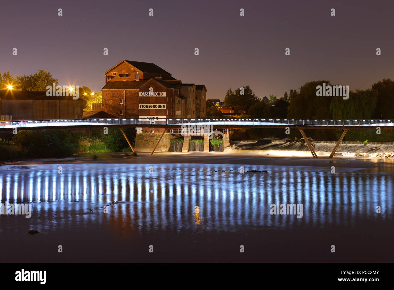 Millennium Footbridge Castleford High Resolution Stock Photography and ...