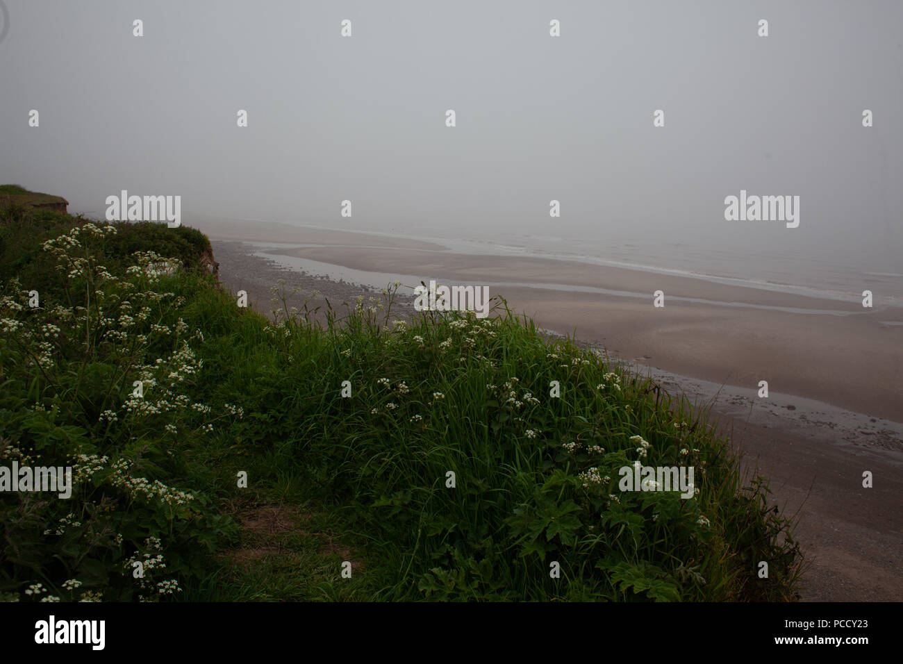 Holmpton cliff top at Holmpton in Holderness on East Coast of Yorkshire ...
