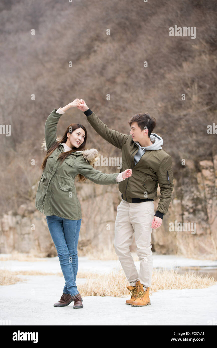 Indian couple romance winter hi-res stock photography and images - Alamy