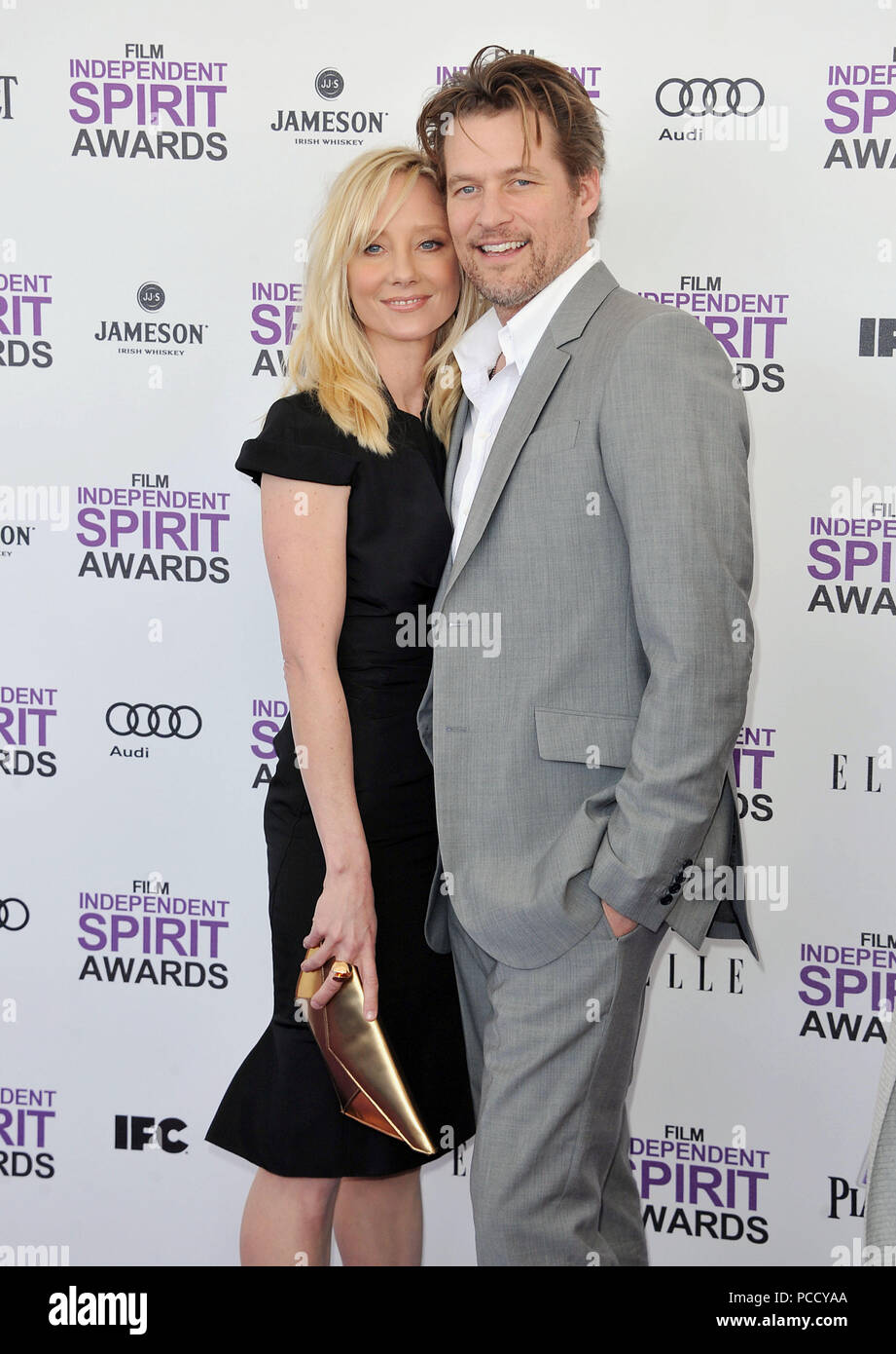 Anne Heche and husband James Tupper arriving at the 27th annual Film ...