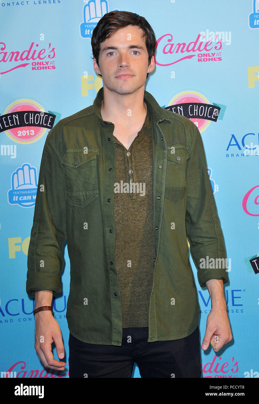 Ian Harding in the Press Room at the Teen Choice Awards at the ...