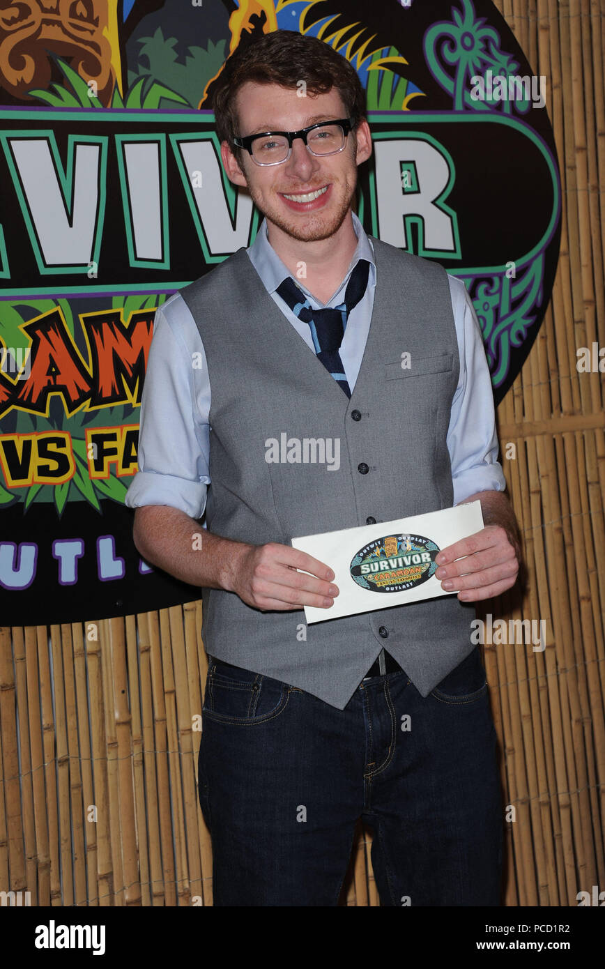 John Cochran at the Survivor- Caramoan finale at the CBS Radford ...