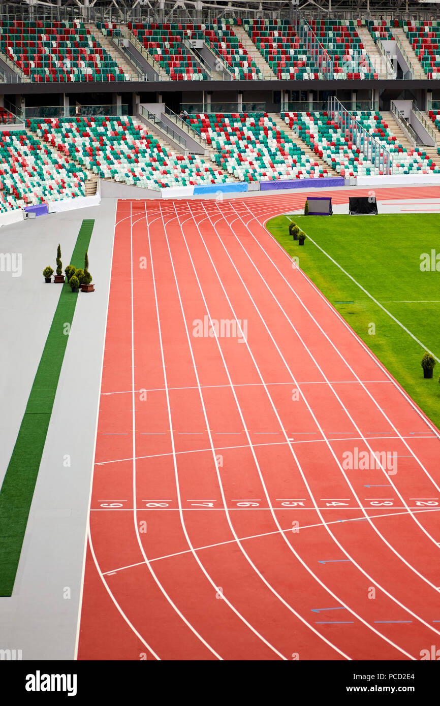 Athletics stadium top view hi-res stock photography and images - Alamy