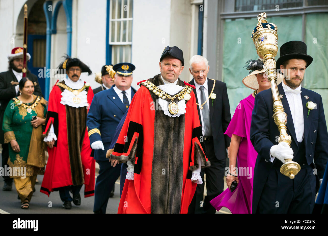 A parade of Lord Mayors, Mayors and other Civic Heads from across ...