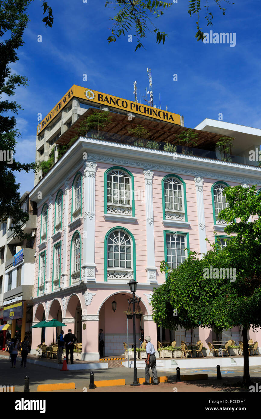 Casa Rosada, Manta City, Manabi Province, Ecuador, South America Stock ...